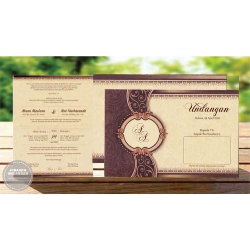 Jual Blangko Undangan Erba / Kartu Undangan Murah kode 88201 | Shopee ...
