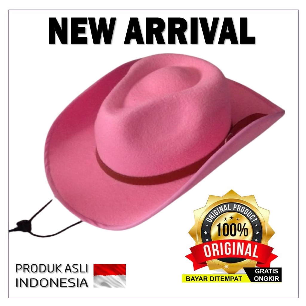 Jual Topi Comboy Hat Aesthetic Capgirl and Cowgirl Hat koboy Y2K ...