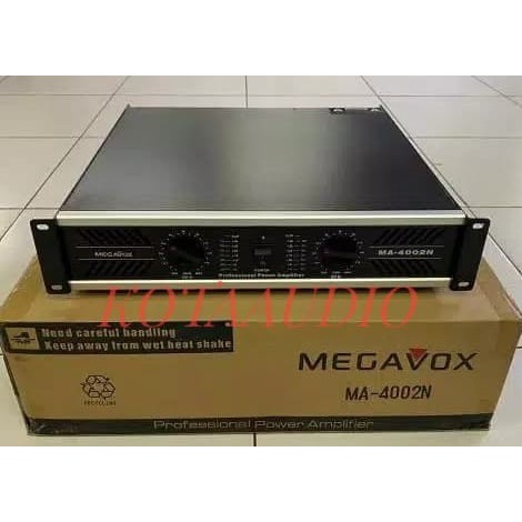 Jual POWER AMPLIFIER MEGAVOX MA 4002 / MA4002N / MA-4002N ORIGINAL | Shopee Indonesia