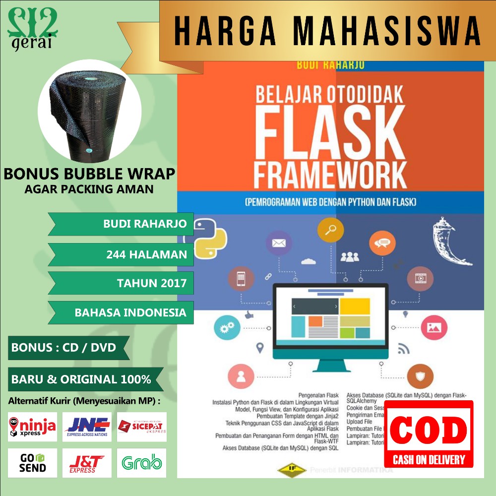 Jual BUKU BELAJAR OTODIDAK FLASK BUDI RAHARJO HARGA MAHASISWA | Shopee ...
