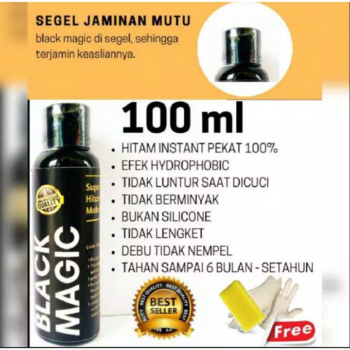 Jual Black Magic Premium 100ml / Penghitam Dashboard / Back to Black ...