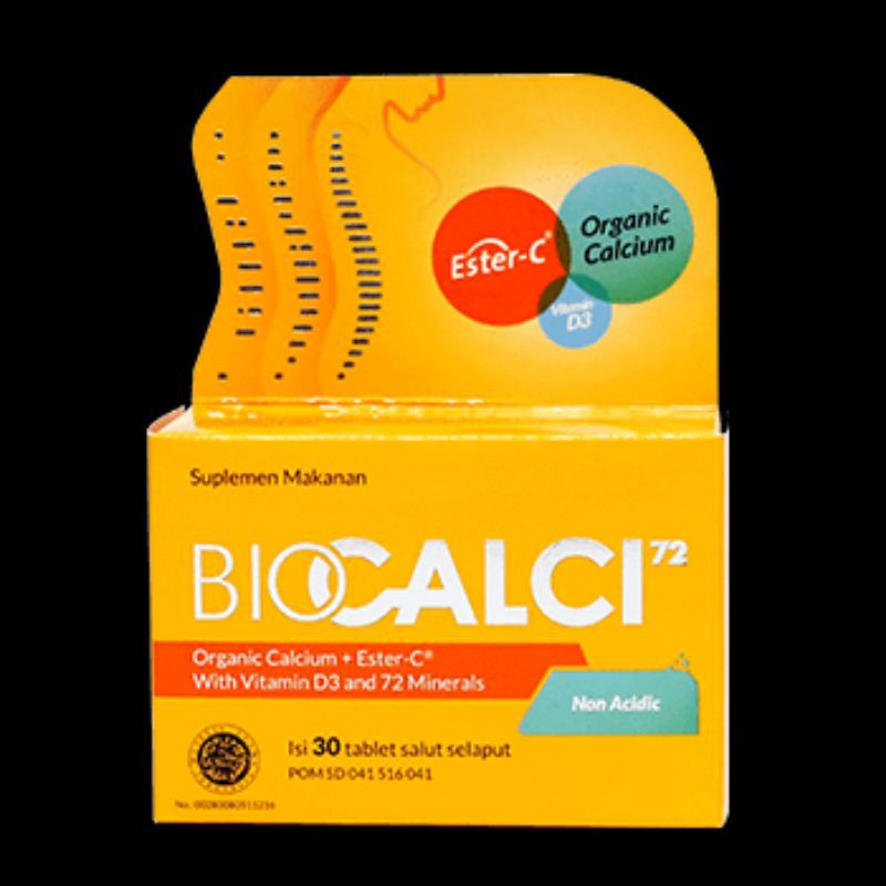 Jual Biocalci botol isi 30 EsterC plus Calcium dan Vitamin D Ester C ...