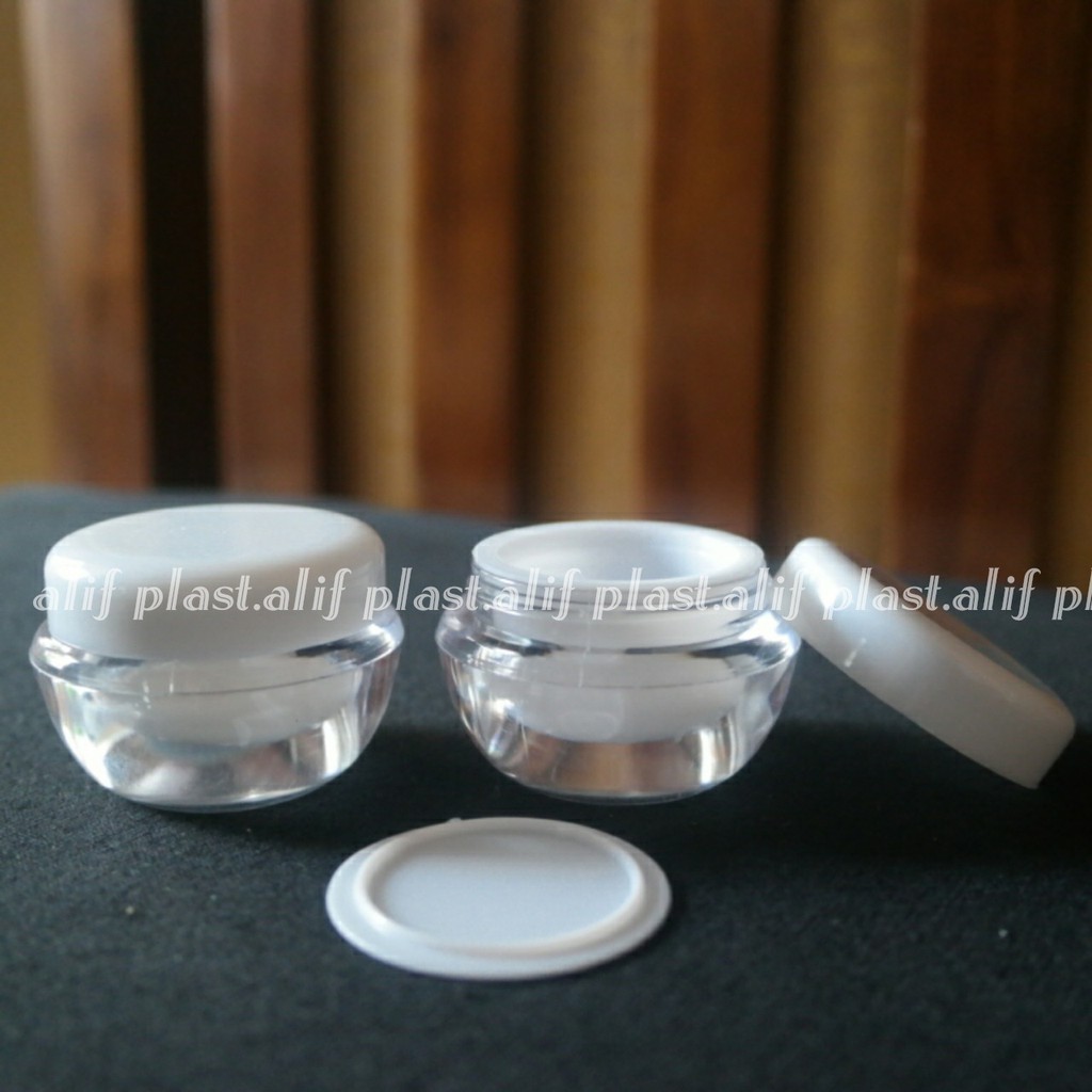 Jual POT APEL ACRYLIC 15 GRAM BENING-PUTIH | Shopee Indonesia