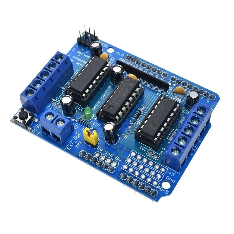 Jual L293D Motor Driver Shield for Arduino - AIFRobotic | Shopee Indonesia