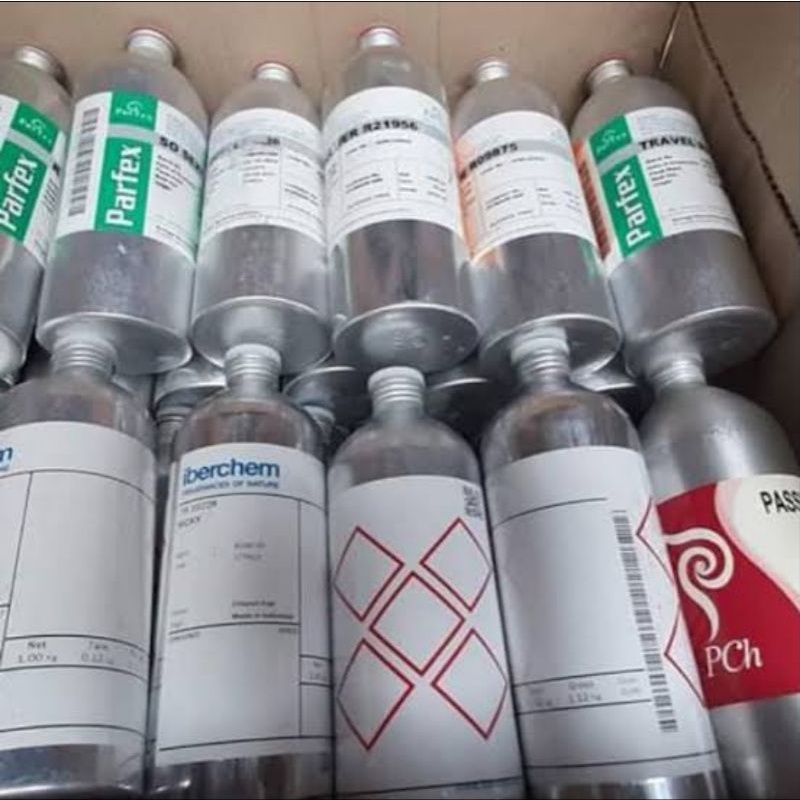 Jual kaleng alumunium kosong 1kg/kaleng parfum/kaleng bekas parfum ...