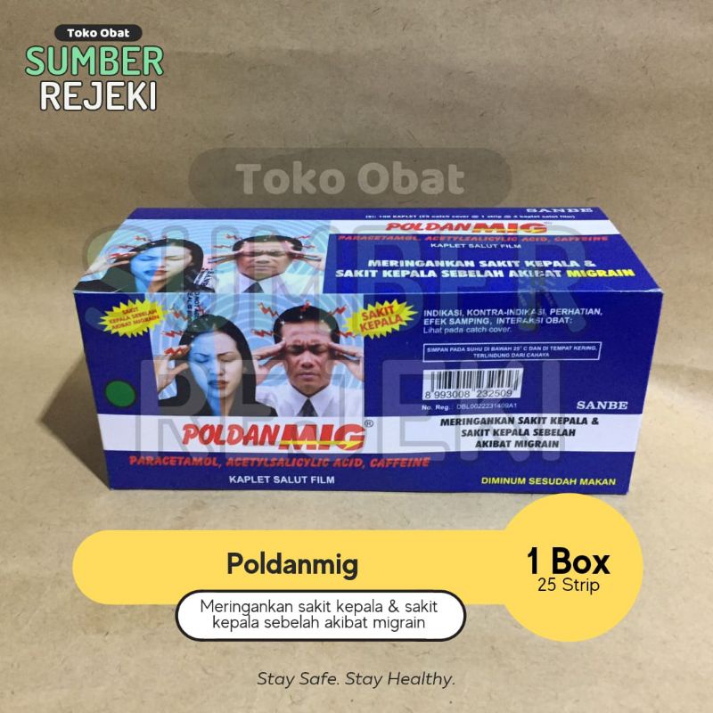 Jual Poldanmig 1 Box @25 strip | Shopee Indonesia