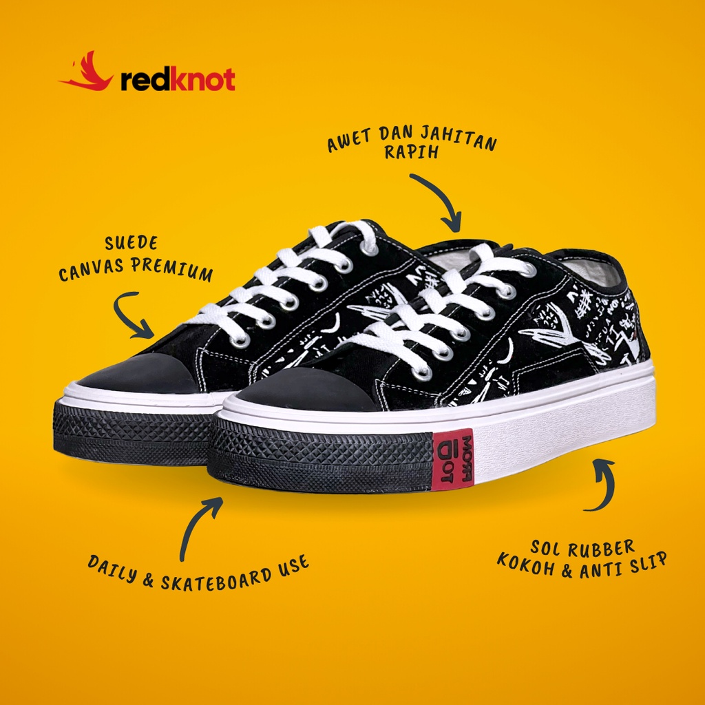 Jual Redknot Rebellion Hitam | Sneakers Pria | Sepatu Pria | Sneakers Casual Pria | Sepatu ...