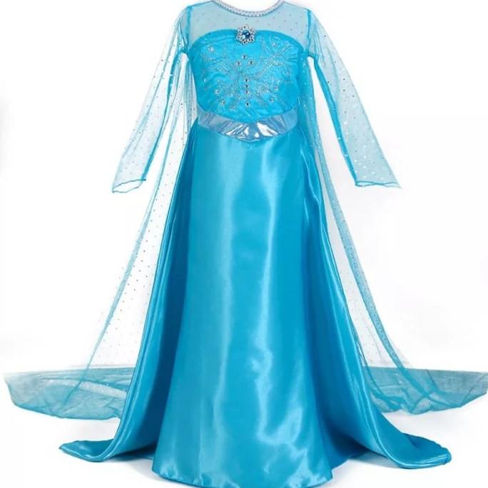Jual Baju Elsa Frozen Anak / Baju Elsa Frozen Biru Glamour Princess ...