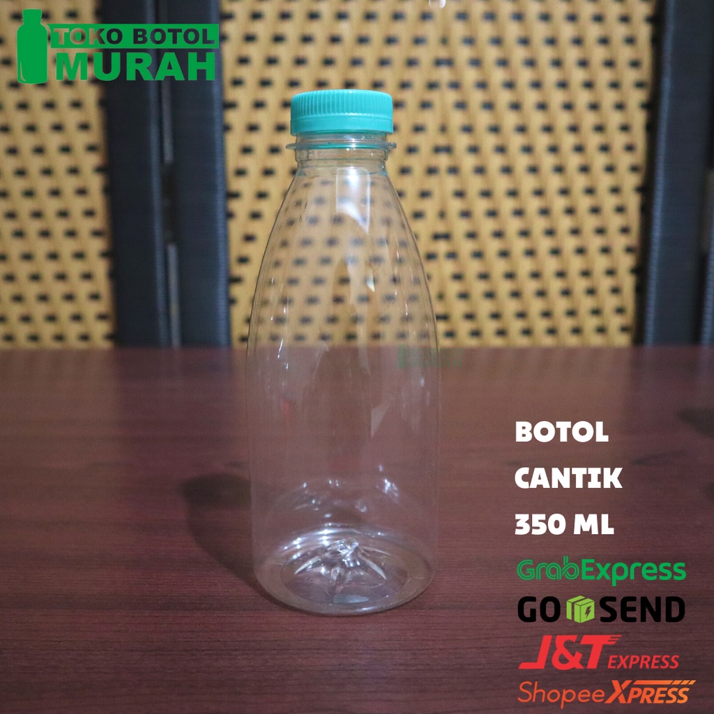 Jual Botol Plastik Cantik 350ml / Botol Valencia 350ml (Short Neck ...