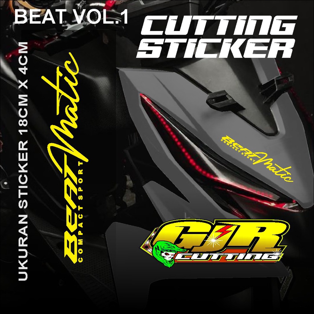 Jual (COD) Sticker Honda BEAT - Cutting Stiker Lis Variasi Motor Honda ...