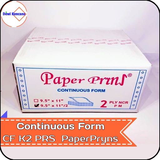 Jual Kertas Continuous Form 9,5" x 11"/2 2 PLY NCR K2 PRS PaperPryns ...