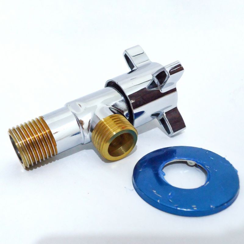 Jual STOP KRAN SHOWER KERAN CABANG KLOSET STOP VALVE 1/2" inch | Shopee ...