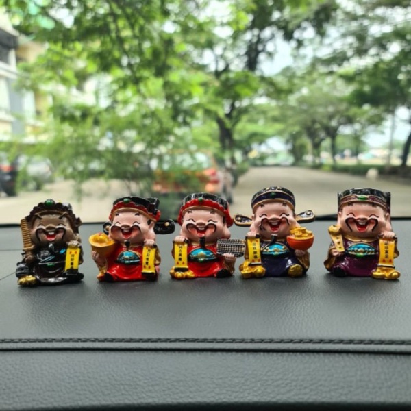 Jual Jual Pajangan Mobil 5 in 1 God Of Wealth Patung Dewa Rezeki Hoki ...