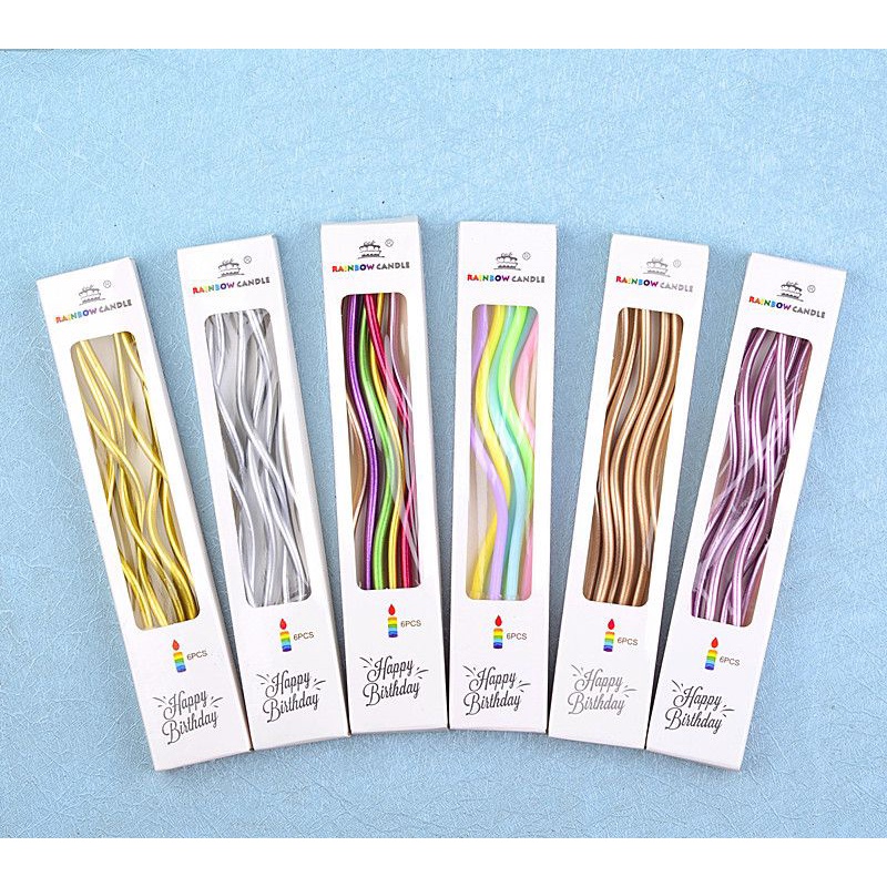 Jual lilin spiral panjang / lilin ulang tahun / lilin happy birthday ...