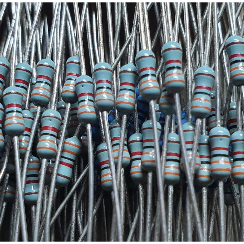 Jual Resistor 33K ohm 0.25W metal film 1% 10pcs | Shopee Indonesia