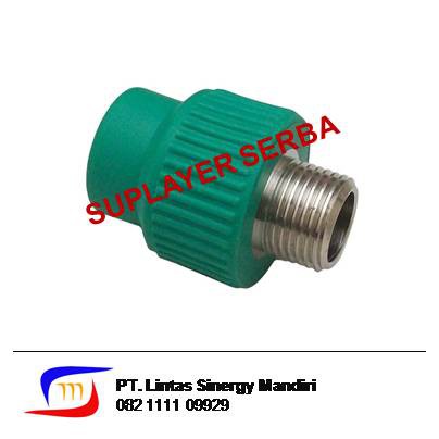 Jual FITTING PPR MALE THREAD JOINT 90MM X 3" (3") | Shopee Indonesia