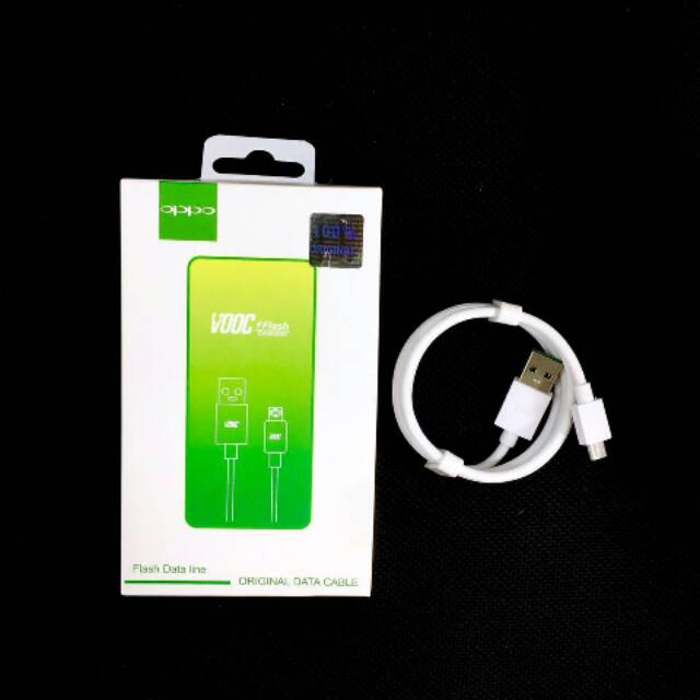 Jual KABEL DATA OPPO MICRO ORIGINAL R15 VOOC | Shopee Indonesia