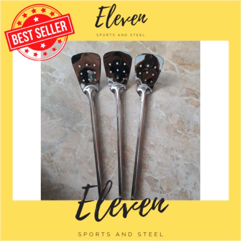 Jual SPATULA STAINLESS BERLUBANG / SUTIL STAINLESS FULL LUBANG / SUTIL ...