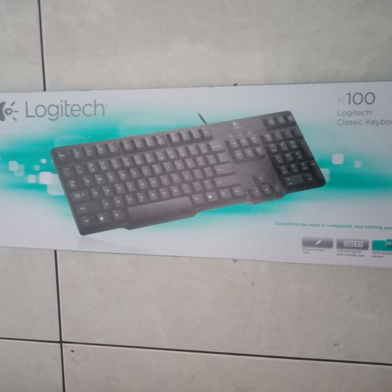 Jual KEYBOARD LOGITECH K100 | Shopee Indonesia