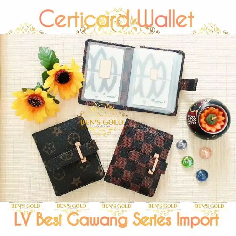 Jual DOMPET ANTAM LOGAM MULIA KEMASAN KARTU PRESS BESI GAWANG SERIES ...