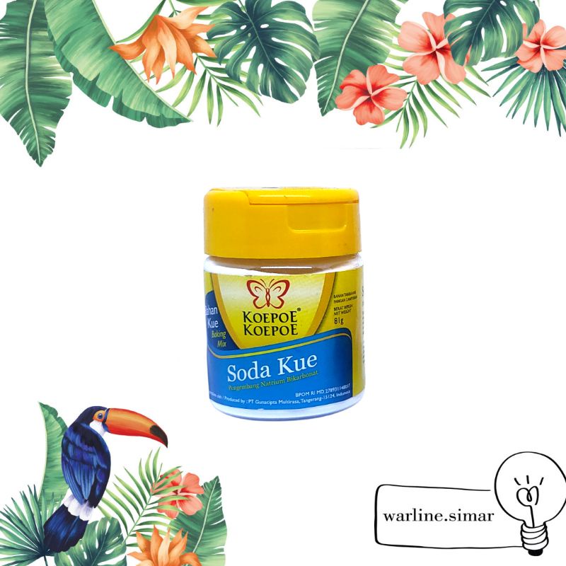 Jual Soda Kue Cap Koepoe Koepoe Bahan Baking Kue Powder Pengembang Bolu ...