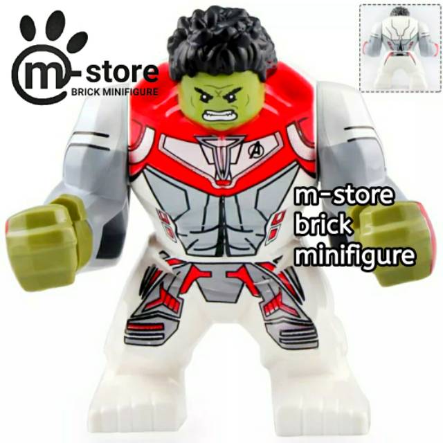 Jual brick hulk quantum realm suit avengers endgame big toy figure ...