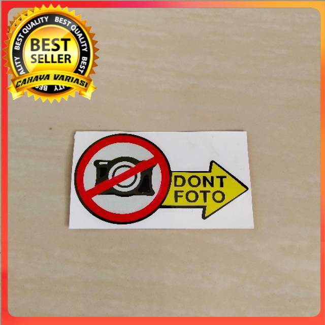 Jual stiker tumpuk sticker cutting THAILAND DONT POTO DILARANG KAMERA ...