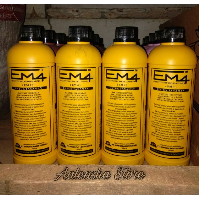 Jual EM4 PERTANIAN 1 LITER PENYUBUR TANAH-CAIRAN BENIH KOMPOS | Shopee ...