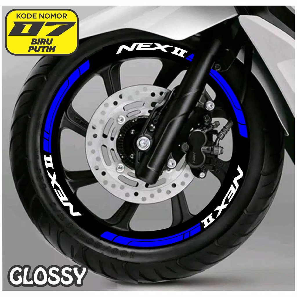 Jual Stiker List Velg Suzuki Nex 2 Variasi Pelk 14 inch AR-01 GLOSSY ...