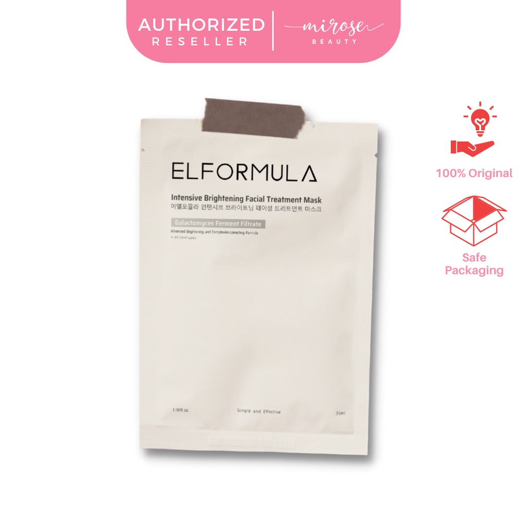 Jual [1 PCS] ELFORMULA Sheetmask Intensive Brightening Facial SHEET ...