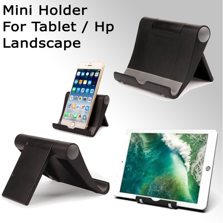 Jual Landscape Universal Holder Tablet HP Stand Desk Android Multi ...