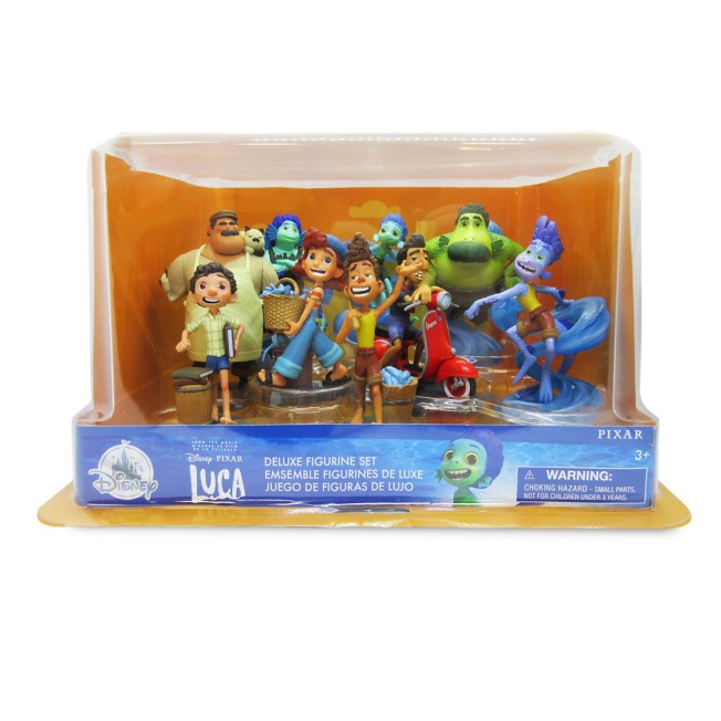 Jual Disney Pixar Luca Deluxe Figurine Play Set Original Disney Store ...