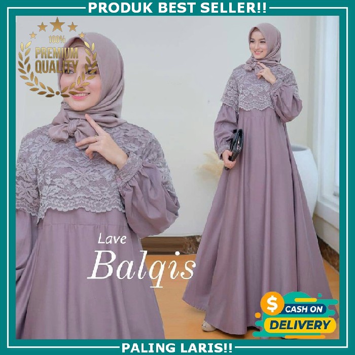 Jual Baju Gamis Brukat Kondangan Elegan Gaun Busana Muslimah Lebaran Jumbo 2022 Penganjian Model ...