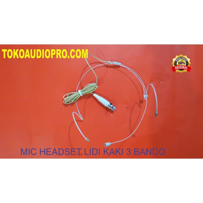 Jual Mic Headset Bando Headset Microphone K3 XLR | Shopee Indonesia
