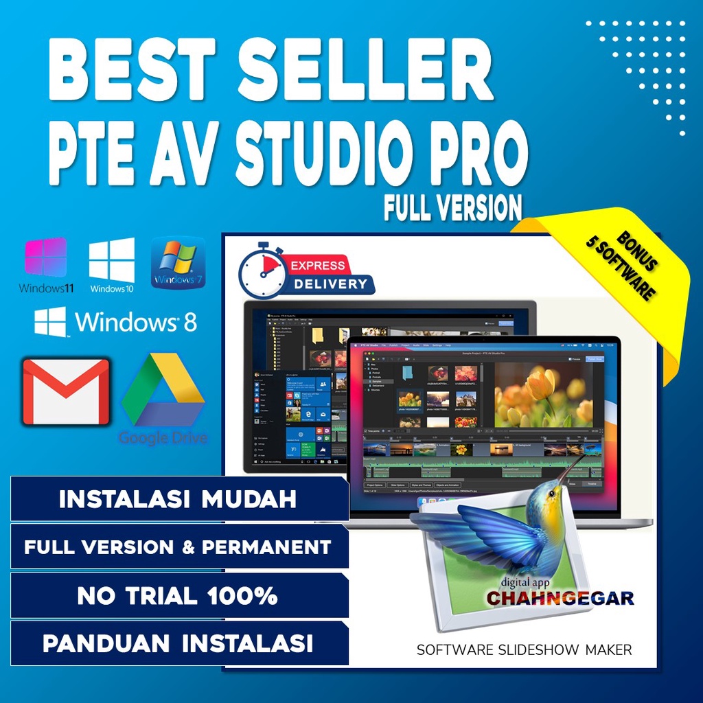 Jual PTE AV Studio Pro 11 Software Slideshow Maker Full Version Powerful Slideshow Software Sony ...