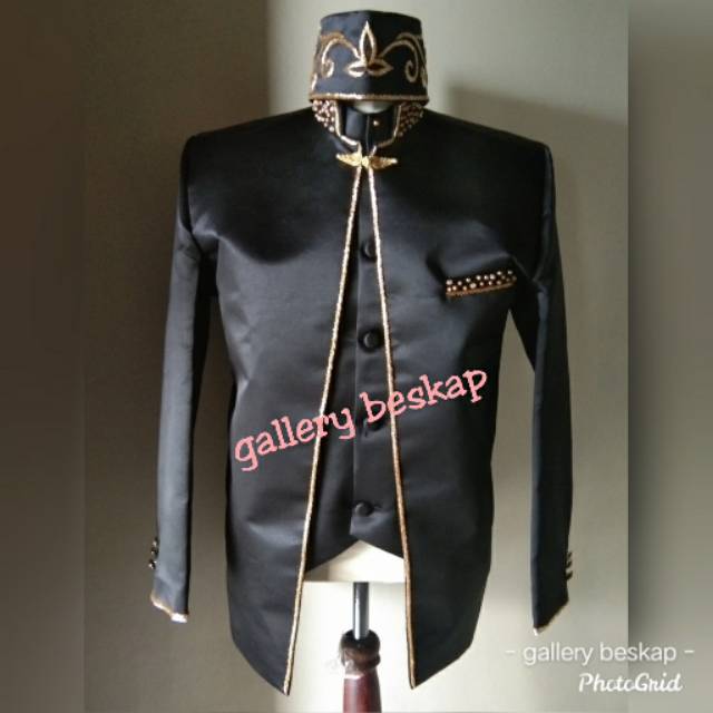 Jual Jas set pengantin simpel elegan / beskap pengantin sunda muslim ...