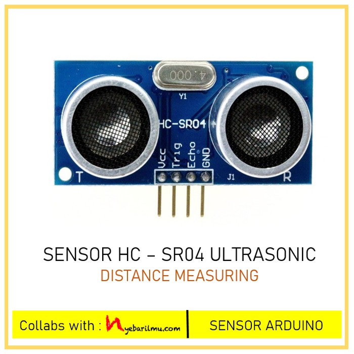 Jual SENSOR HC-SR04 - ULTRASONIC DISTANCE MEASURING TRANSDUCER SENSOR ...