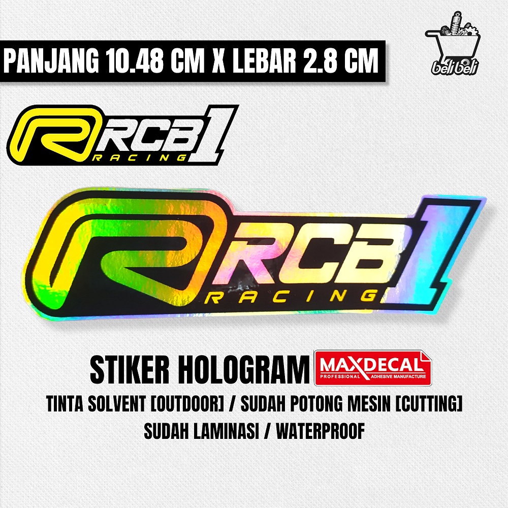 Jual stiker rcb terbaru / stiker racing viral terbaru / stiker balap ...