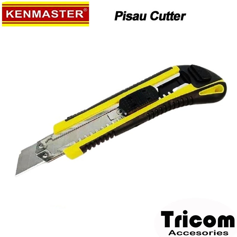 Jual Pisau Cutter Besar Kenmaster Auto Reload kater 18mm | Shopee Indonesia