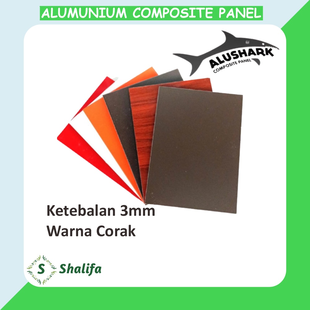 Jual ALUSHARK ACP Warna Corak - Alumunium Composite Panel 3mm 3 mm ...