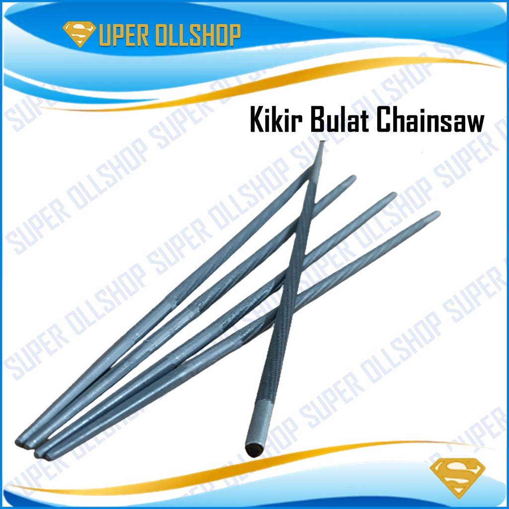 Jual Kikir Bulat CHAINSAW Gergaji Senso 4,8x200mm 4.8x20cm Kikir Rantai ...