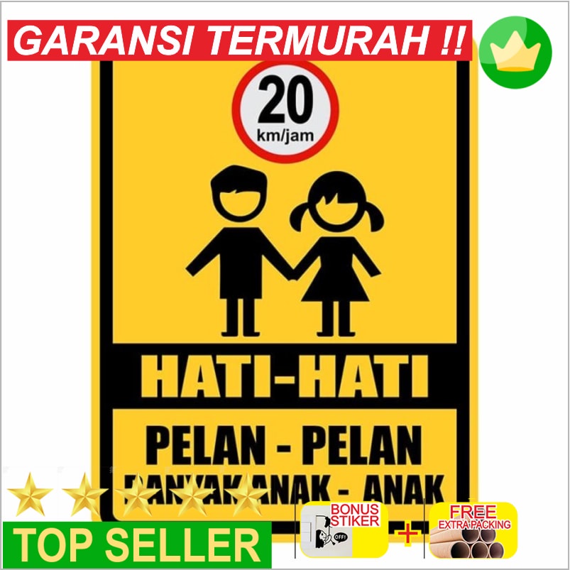 Jual Promo Rambu Batas Kecepatan 45cm x 60cm Plat Alumunium Elegan ...