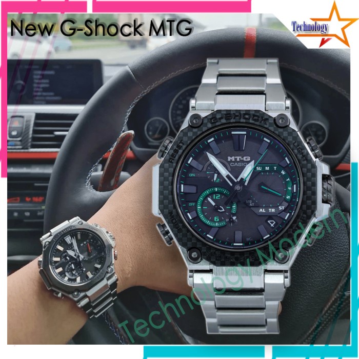 Jual Jam Tangan Casio G-Shock MTG Solar Powered Original-Green Black ...
