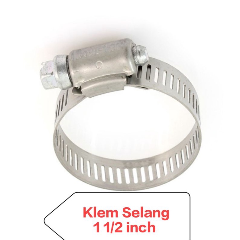 Jual klem selang 1 inch stainless ( hose clamp) | Shopee Indonesia