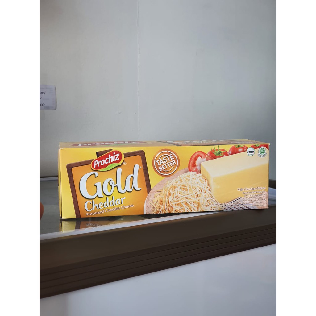 Jual PROCHIZ GOLD CHEDDAR KEMASAN 250 GR / KEJU CHEDDAR PROCHIZ GOLD ...