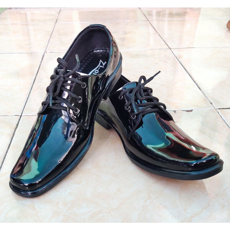Jual Sepatu Pantofel Tali Pria Kilap Fantofel Kantor Fantovel Sekolah ...