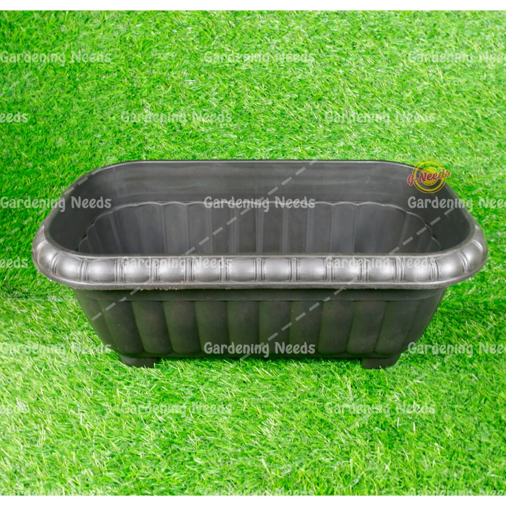 Jual Pot Bunga/Tanaman Lucky Star Segi Panjang Classic 5326 Coklat ...