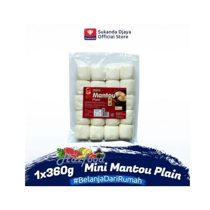 Jual MANTAU EDO MINI MANTAO MANTOU PLAIN ISI 20pcs | Shopee Indonesia