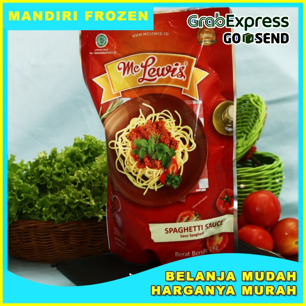 Jual MC LEWIS Saus Spaghetti 1kg - Saus Instan | Shopee Indonesia