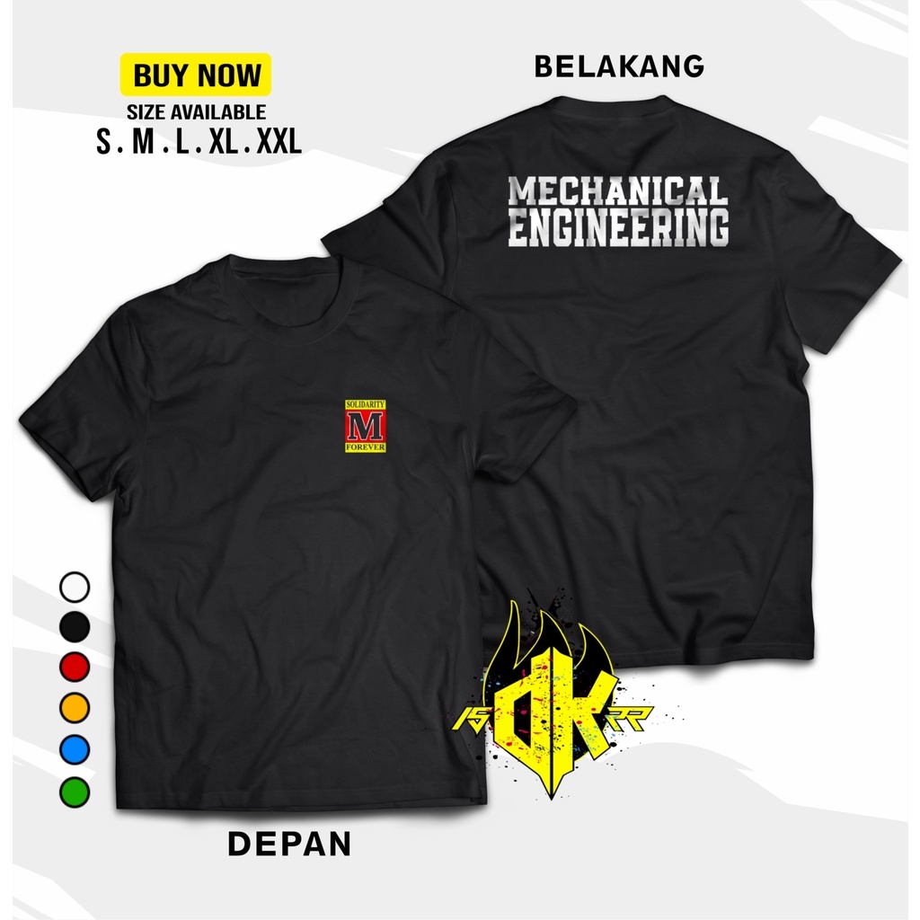 Jual Baju Kaos Teknik Mesin M solver- Mechanical Engineering DTF ...